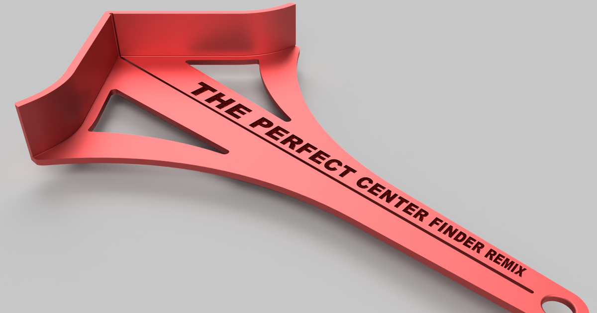 The Perfect Center Finder (Square/Round) Remix by TheMakersWorkbench ...