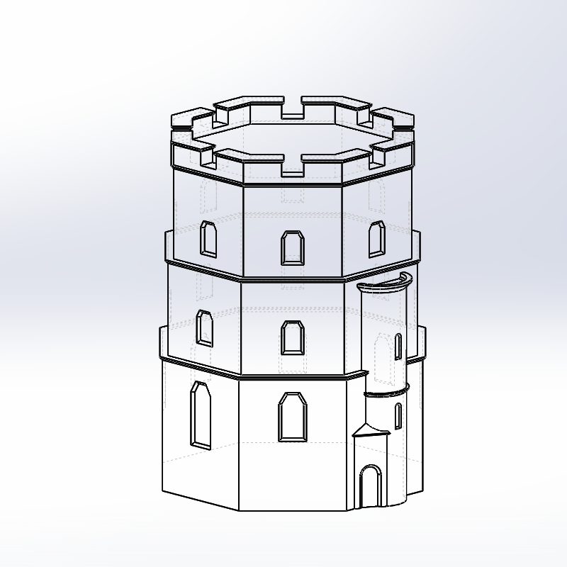 Vilnius Gediminas Castle Tower Free 3D print model by Lauris P ...