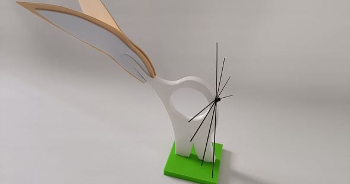 R stands for Rabbit - decoration by Mike | Download free STL model ...