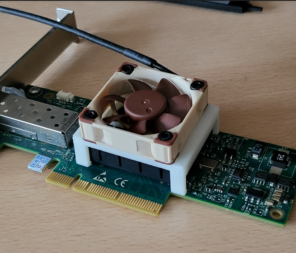 Mellanox ConnectX-2 40mm fan bracket by Citruspers | Download free STL ...
