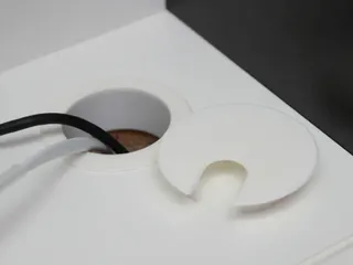 Desk cable grommet by Martin Prager | Download free STL model ...