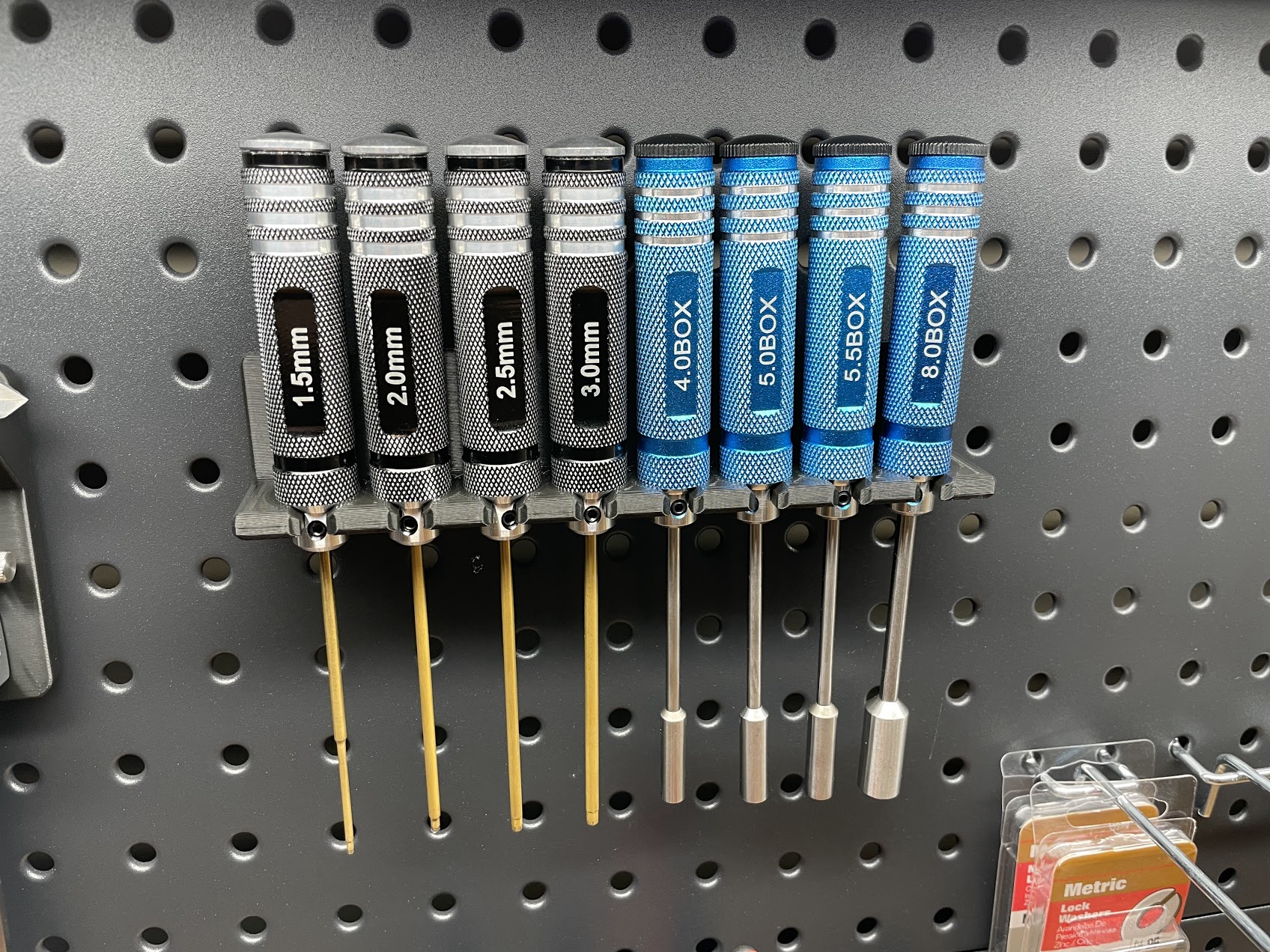Hex Driver Set Holder for Pegboard by Dr.Print | Download free STL ...