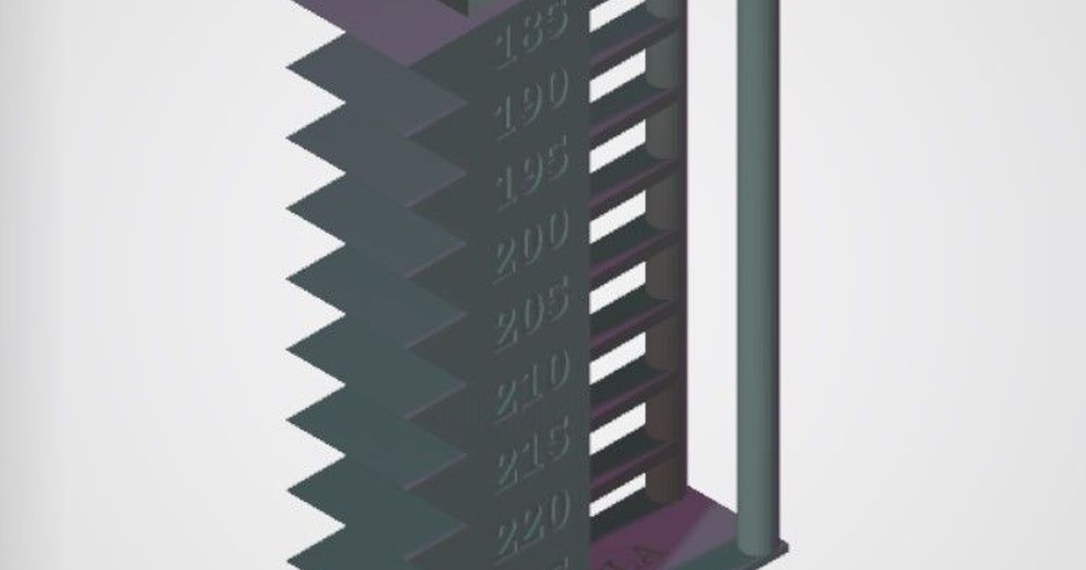 Standard Temp Tower Hot to Cold by Gr0ogrux | Download free STL model ...