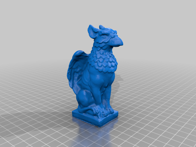 Griffon | Griffin | Gryphon Sculpture (3D Scan, printable) by iggy ...