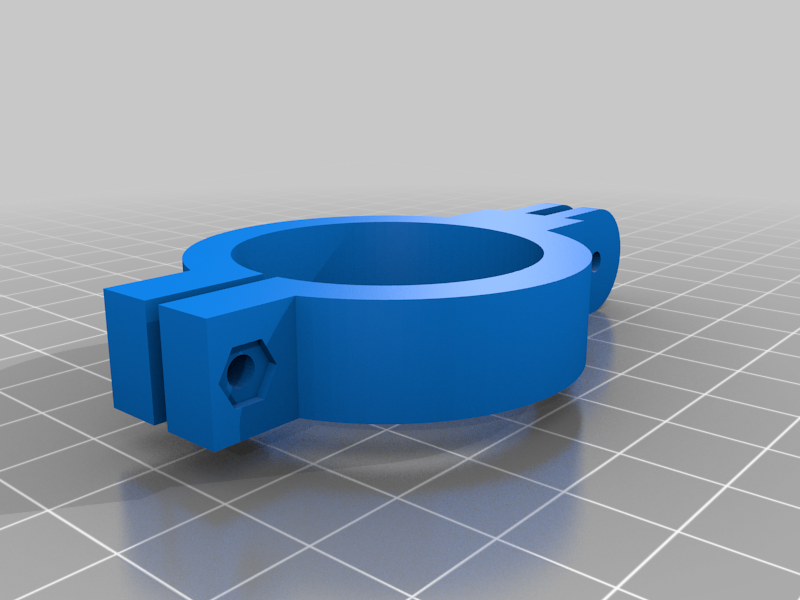 Clamp Lamp Arm Mount by Ex-Pigeons | Download free STL model ...