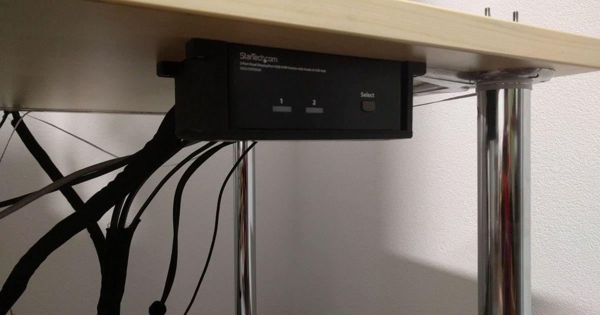 KVM Table Holder (StartTech) by Squirtle | Download free STL model ...