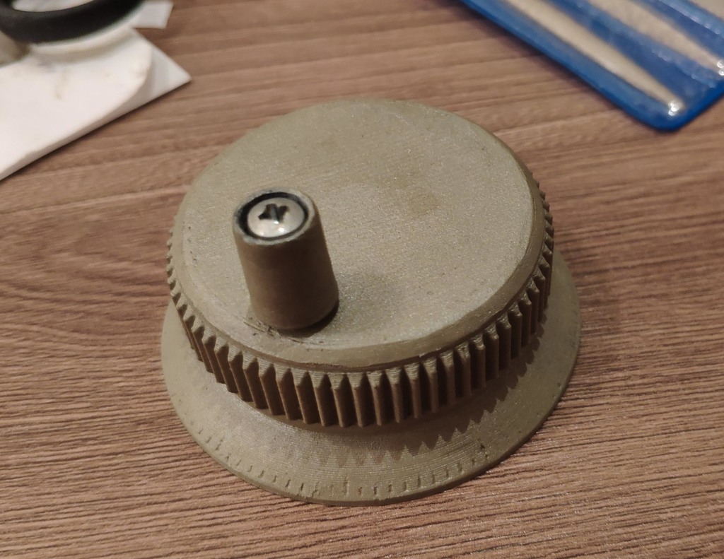 60mm handwheel casing for a cheap encoder by positron | Download free ...