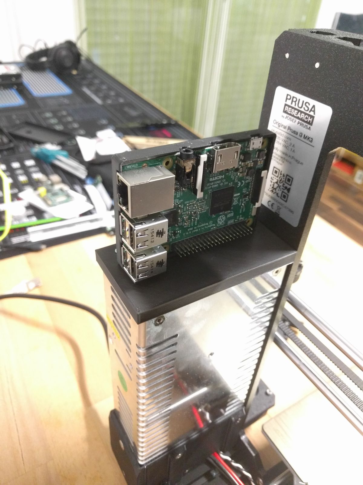 Prusa i3 MK 3 Raspberry Pi 3 PSU Mount by Squirtle | Download free STL model | Printables.com