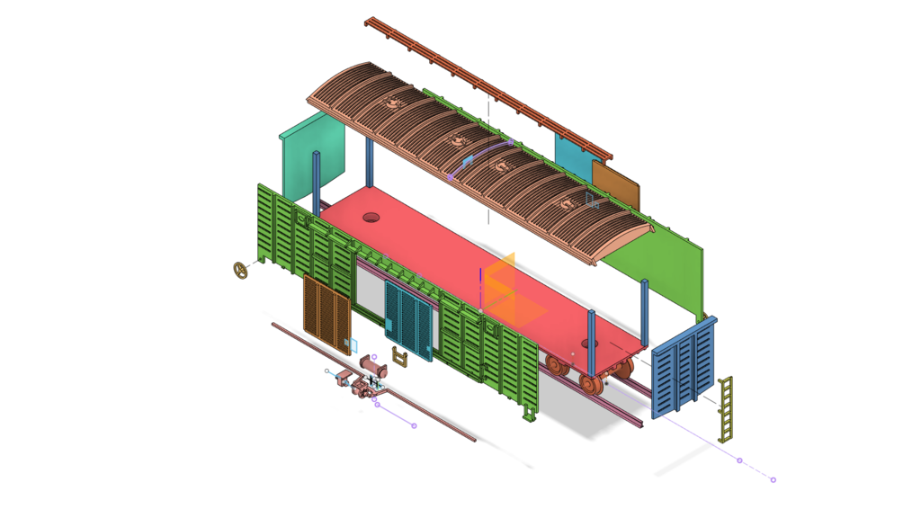Russian boxcar series 11-270, HO scale by positron | Download free STL ...