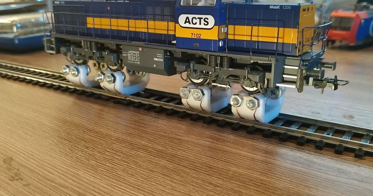 Super cheap HO scale roller test stand by positron | Download free STL ...