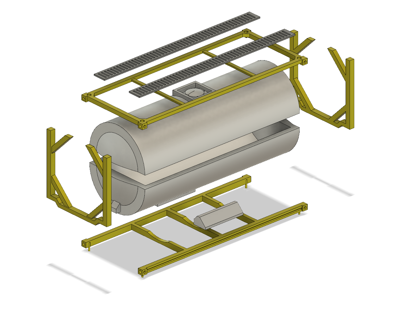 HO scale container-tank 20ft by positron | Download free STL model ...