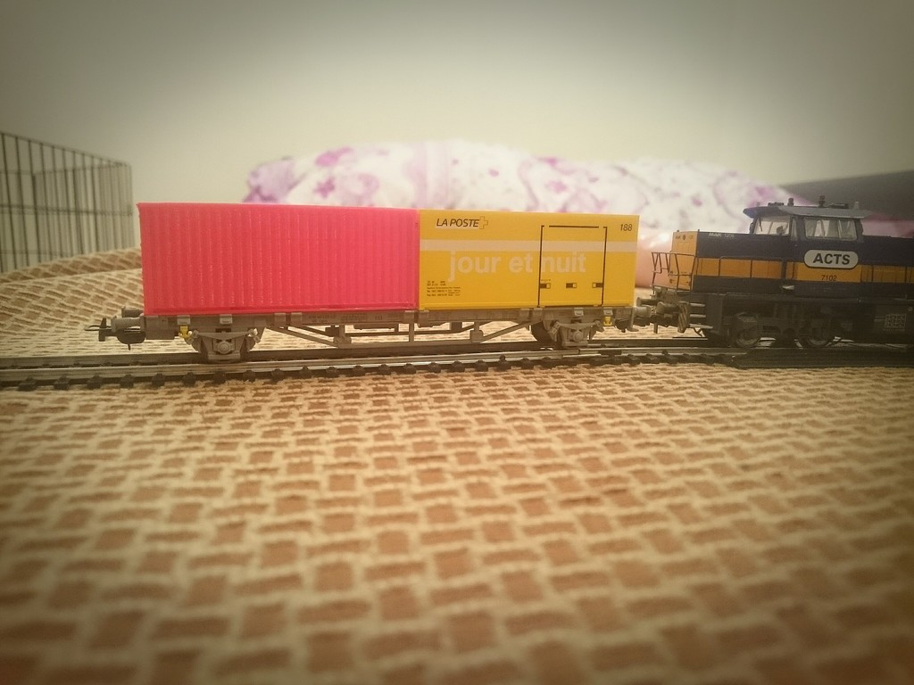 HO scale container 20ft (piko-compatible) by positron | Download free ...