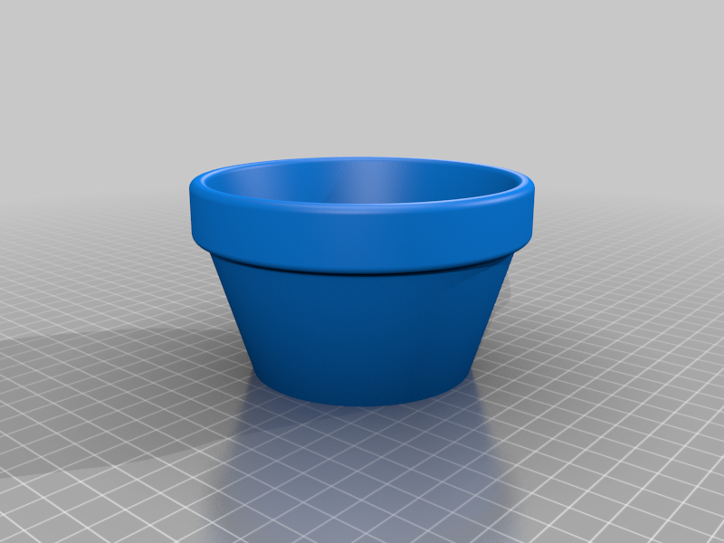 Pot, with Tray by rebeltaz | Download free STL model | Printables.com