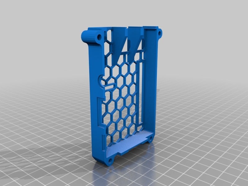 Raspberry Pi Case Honeycomb Remix by Squirtle | Download free STL model ...