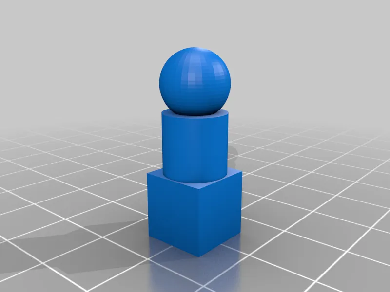Cylinder-Sphere-Cube Test Object by rebeltaz | Download free STL model ...