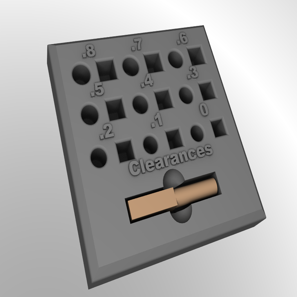 Small Printer Clearance Test by rebeltaz | Download free STL model ...