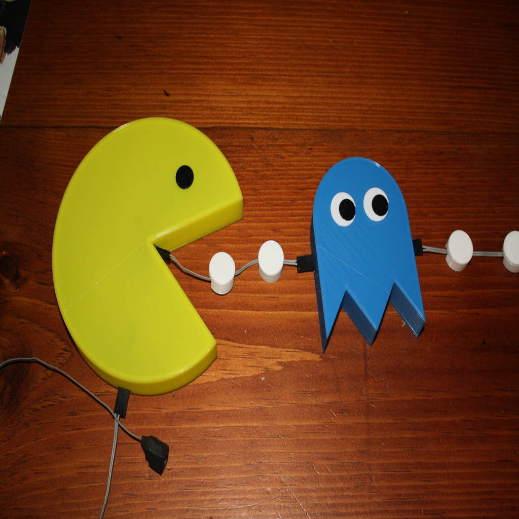 PacMan and Ghosts Night Light by rebeltaz | Download free STL model ...