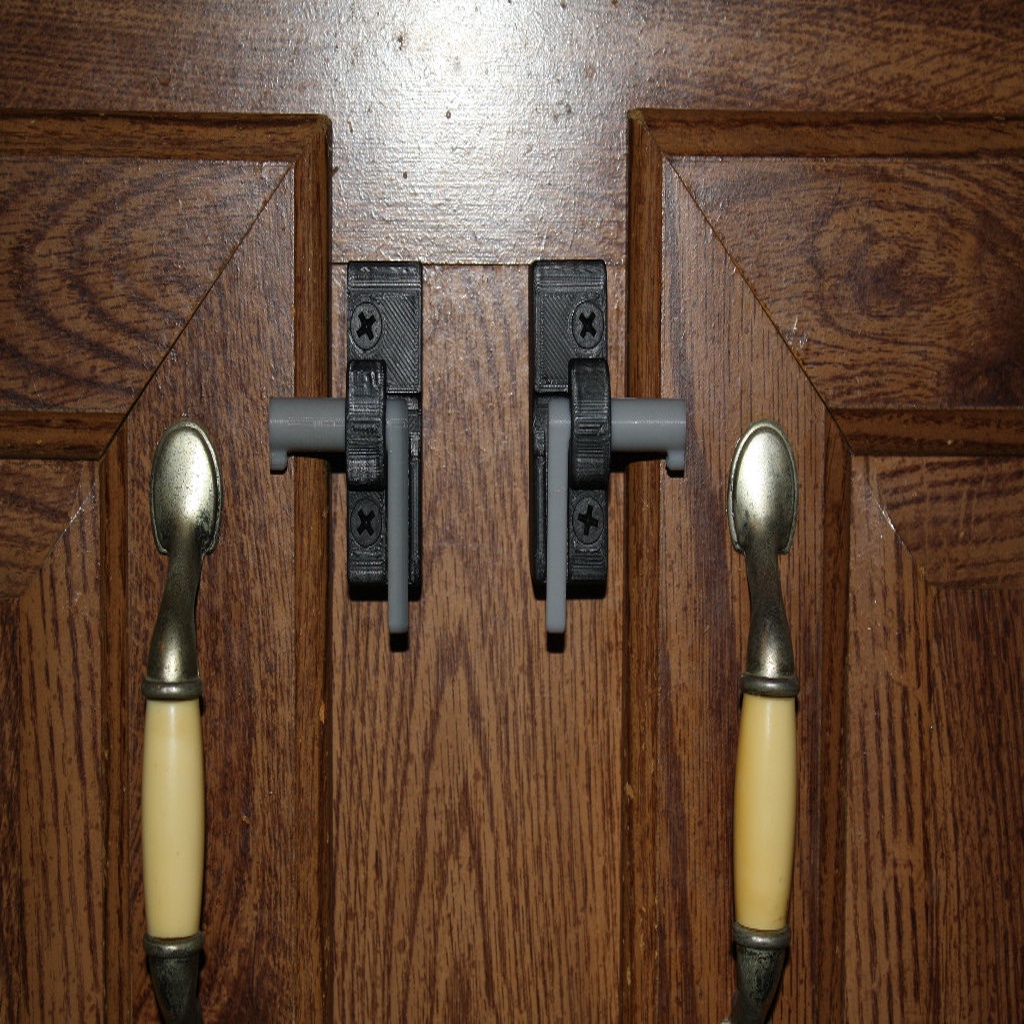 Cat Proof Cabinet Latches by rebeltaz | Download free STL model ...