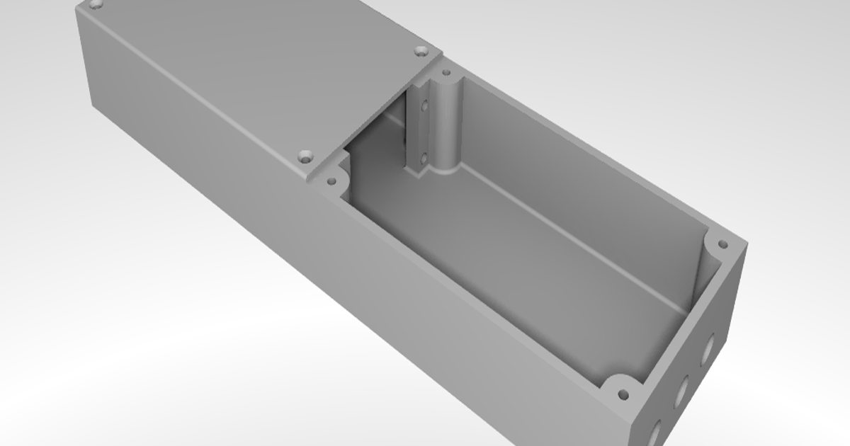 Customized Electrical Project Box by rebeltaz | Download free STL model ...