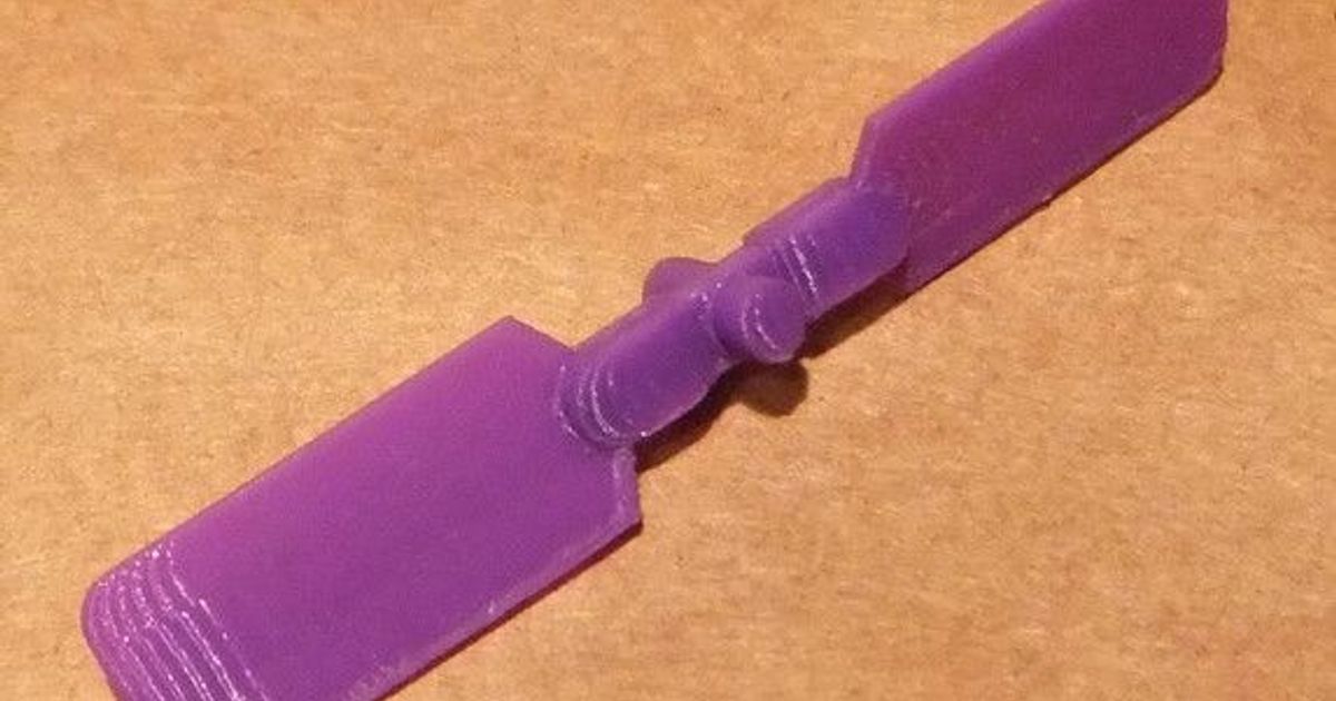 R/C Helicopter Rear Rotor Blade by rebeltaz | Download free STL model ...