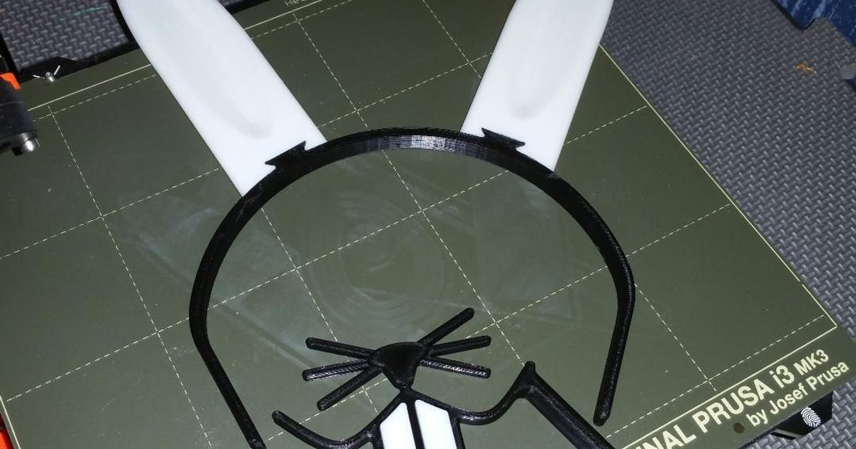 Easter Bunny Party Mask by 1nvadertim | Download free STL model ...