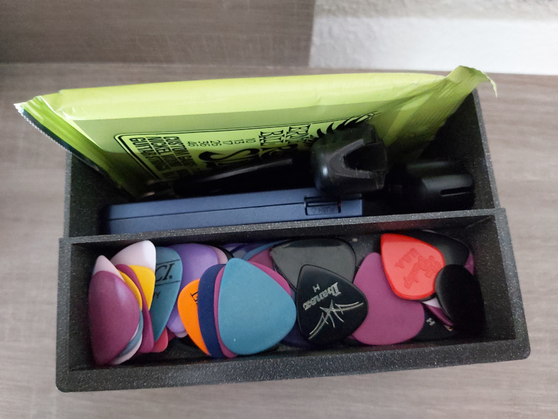 Guitar Picks And Strings Box By Jmirage Download Free Stl Model