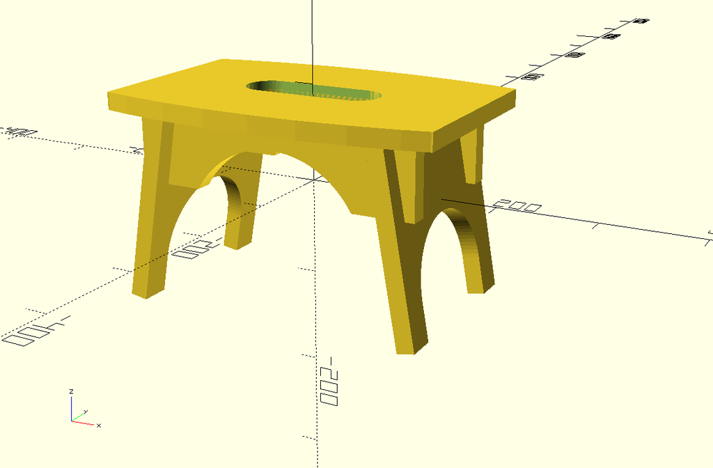 Customizable Stool by MRedmon | Download free STL model | Printables.com