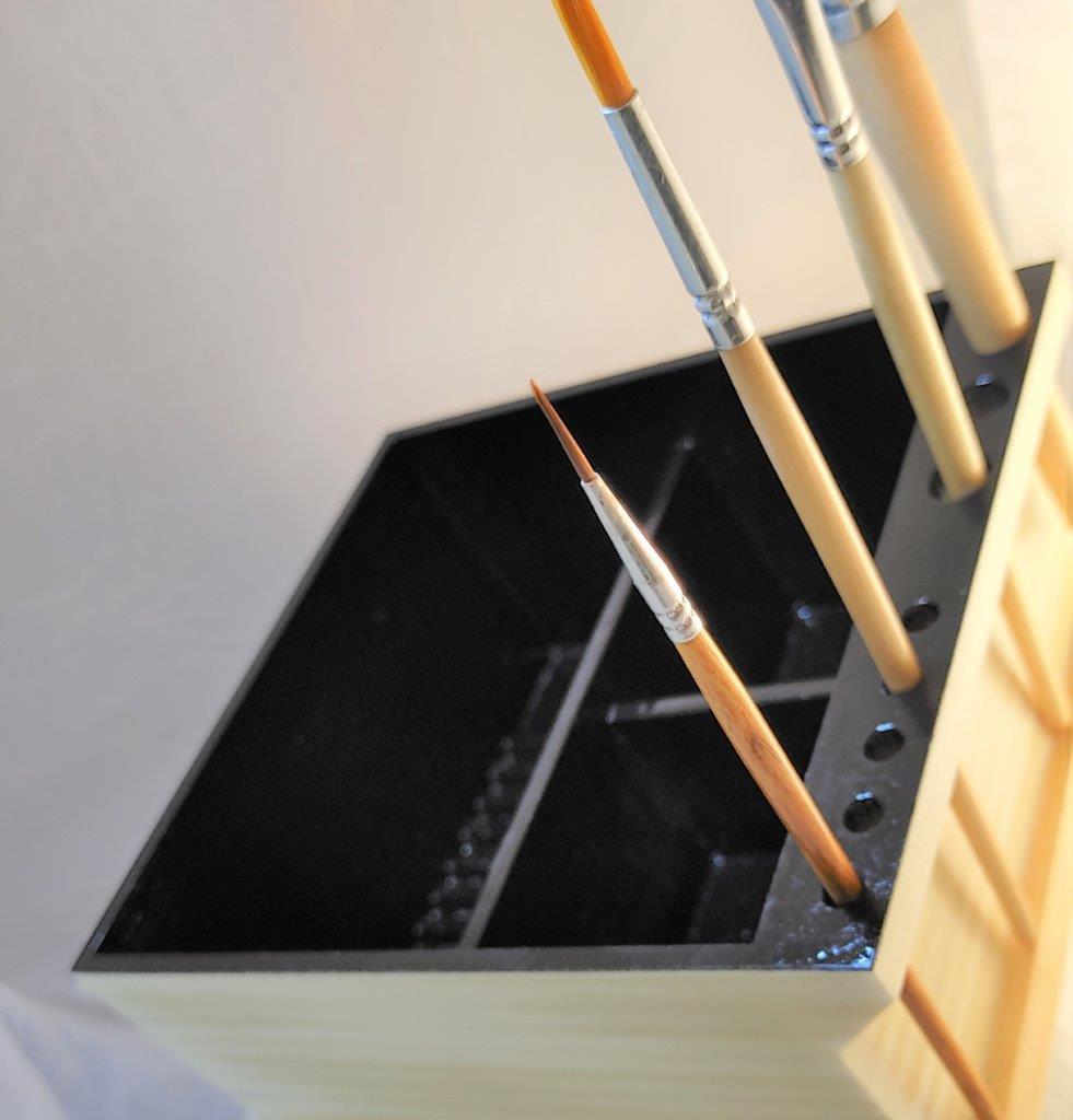 Customizable Paintbrush Basin by MRedmon | Download free STL model ...