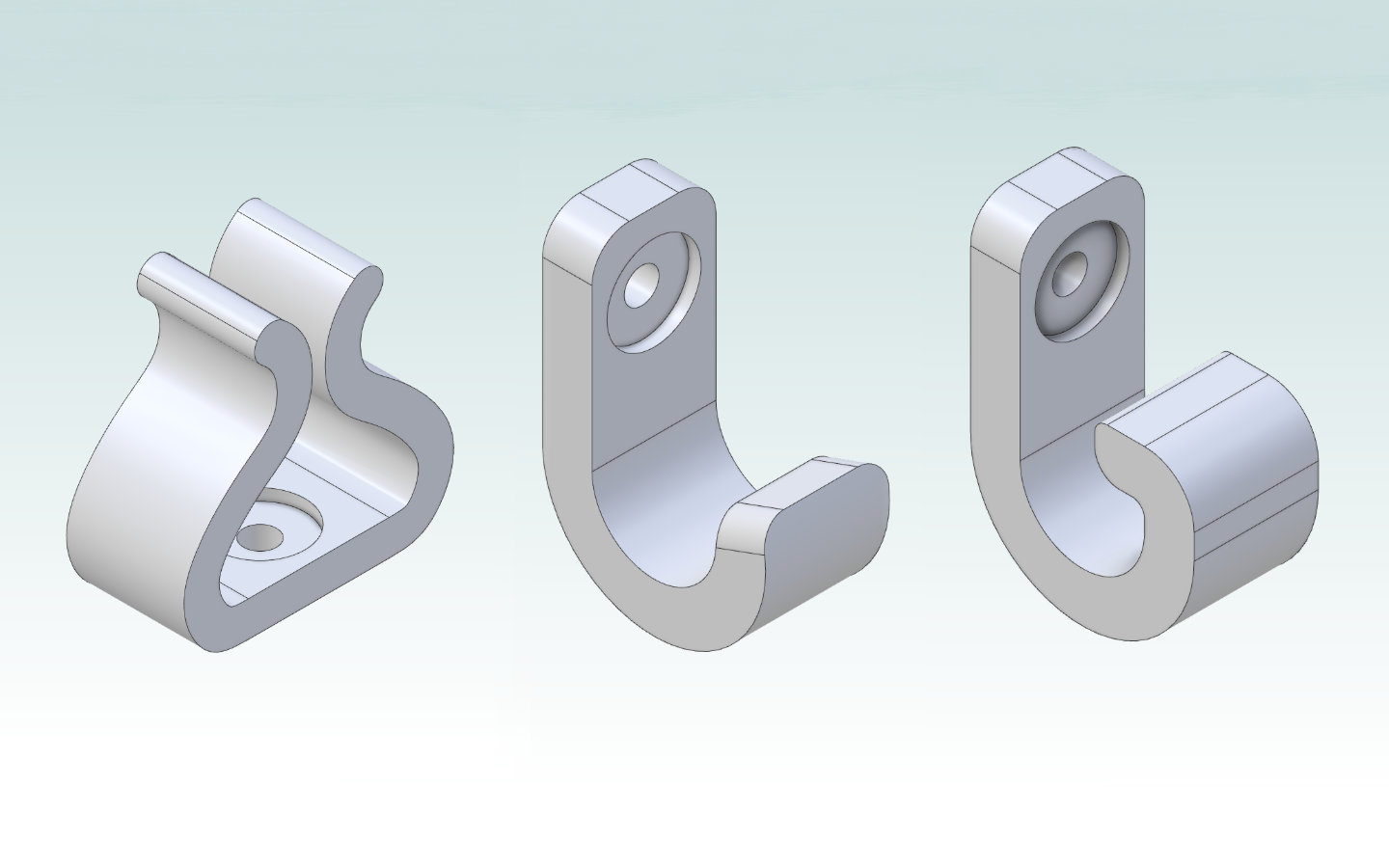 Compact Cable Routing Hooks by Sascha Uncia | Download free STL model ...