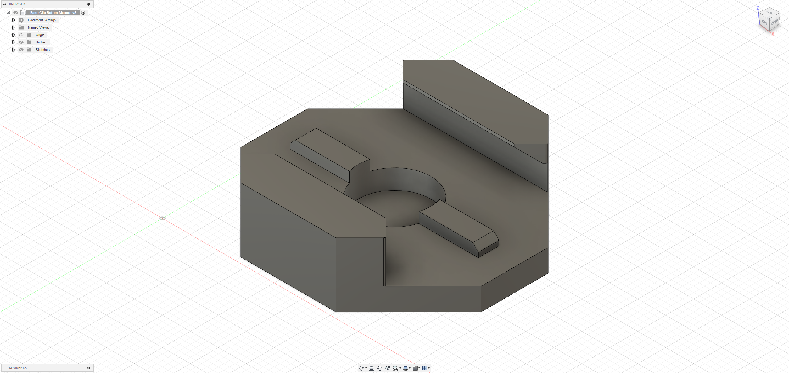 GoPro Base Clip (Magnetic) by TheProcrastinatingEngineer | Download ...
