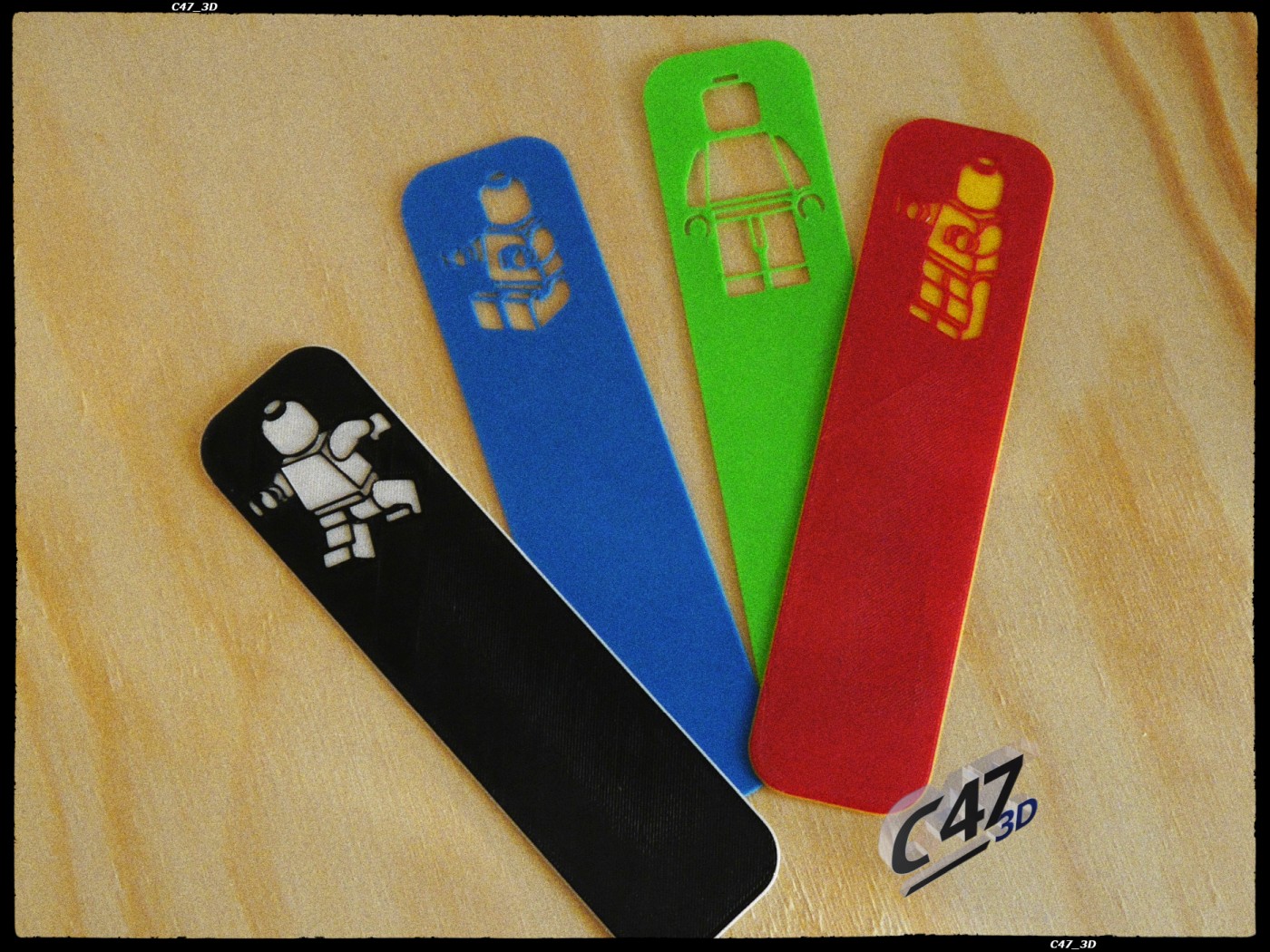 Minifigure Bookmarks Set by C47_3d | Download free STL model ...
