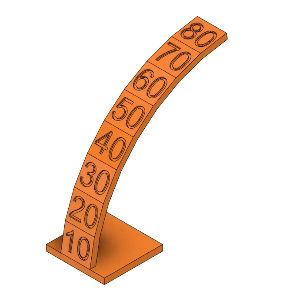 overhang test by ilikeapples12 | Download free STL model | Printables.com