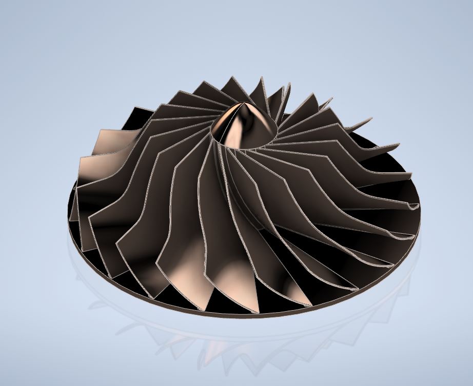 Turbo Impeller and Duct von kendonguyen | Kostenloses STL-Modell ...