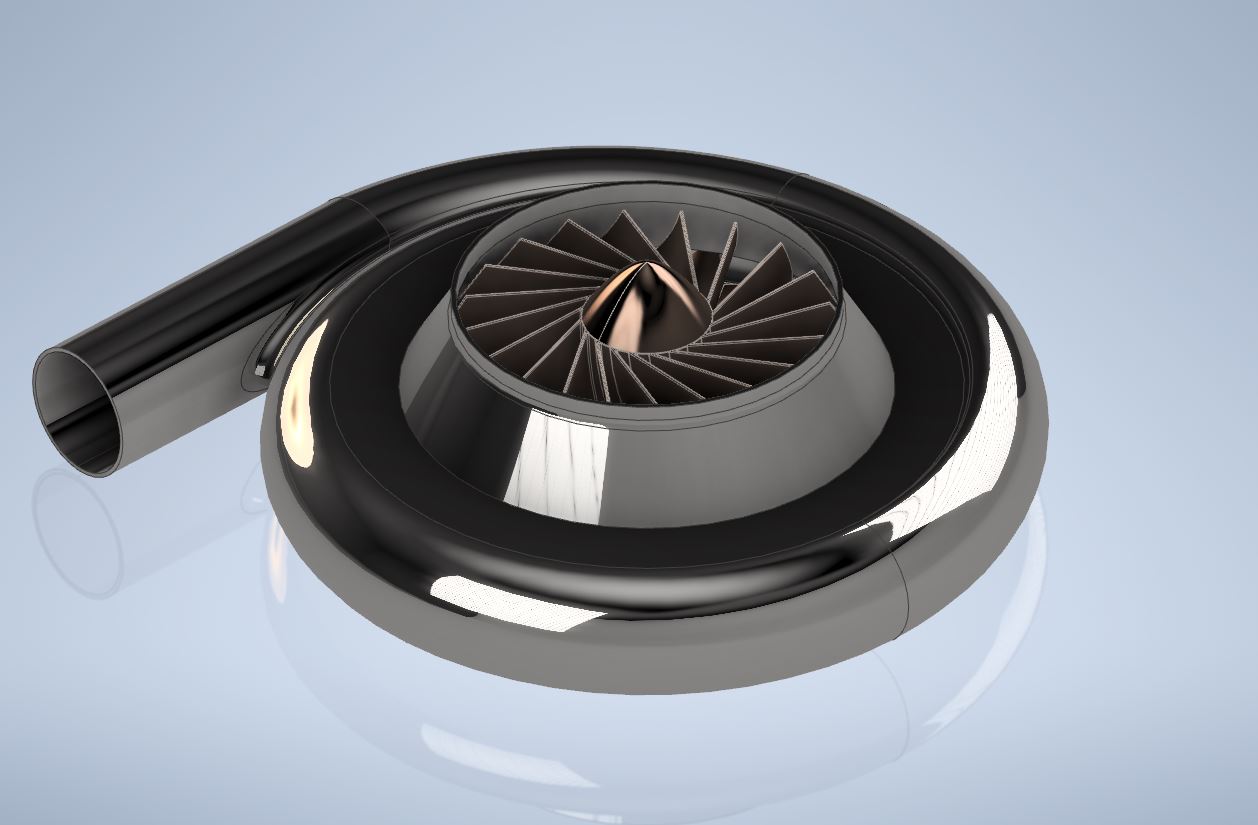 Turbo Impeller and Duct by kendonguyen | Download free STL model ...