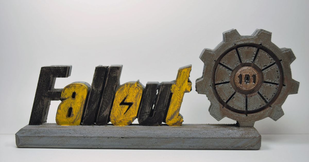 Fallout 101 sign by _Building_Arts_ | Download free STL model ...
