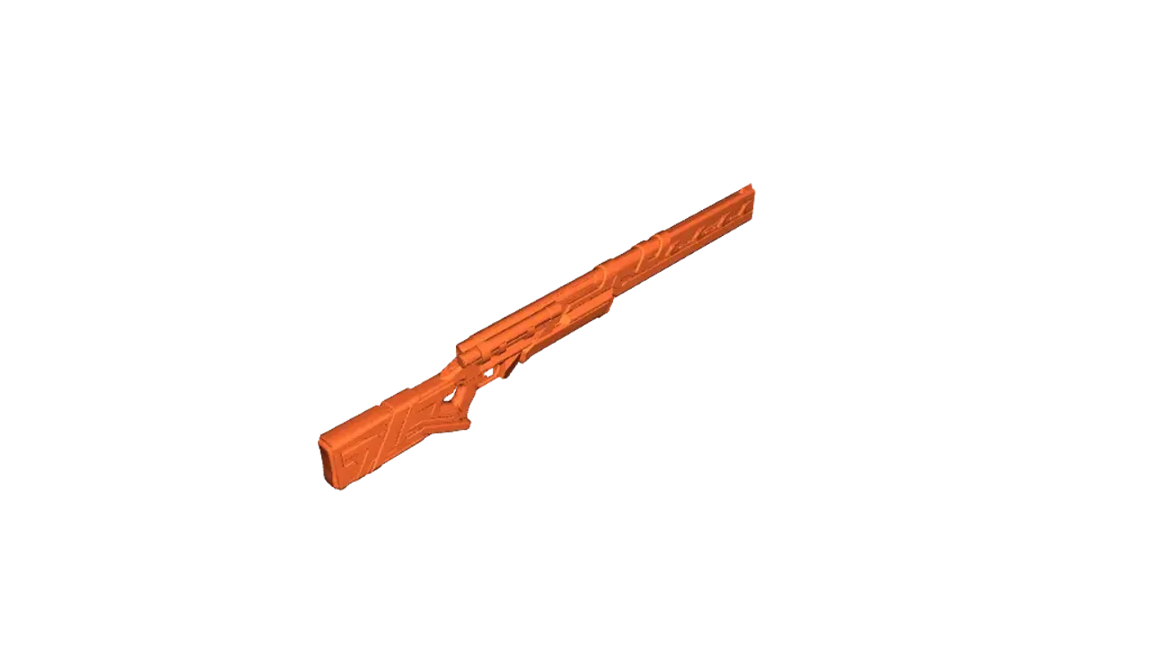 Valorant Chamber sniper by Cobwebblox | Download free STL model ...