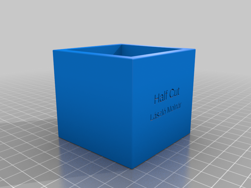 Half Cut - Packing puzzle by László Molnár por Printable Puzzle Project ...