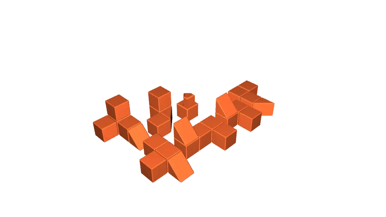 Half Cut - Packing puzzle by László Molnár by Printable Puzzle Project ...