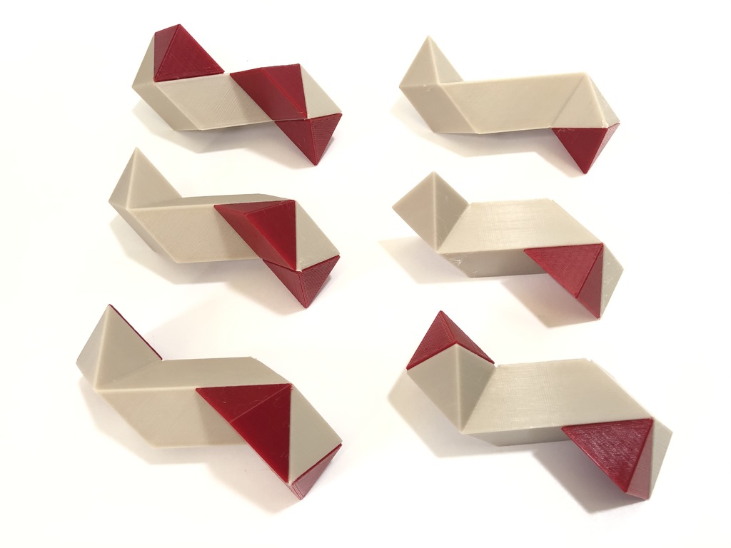 Augmented Four Corners - Interlocking puzzle by Stewart Coffin (STC #34 ...