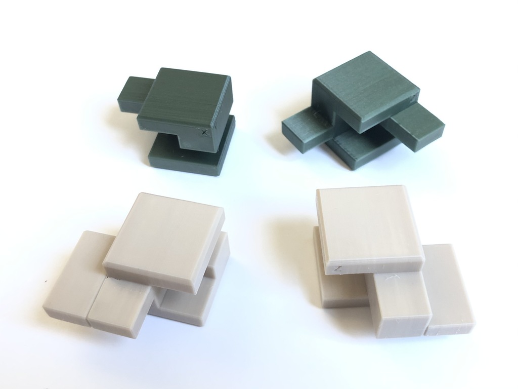 Rectangle Block - Interlocking puzzle by Christoph Lohe by Printable ...