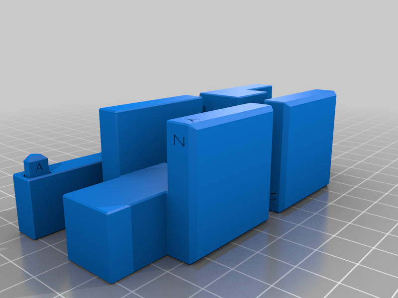 Rectangle Block - Interlocking puzzle by Christoph Lohe by Printable ...