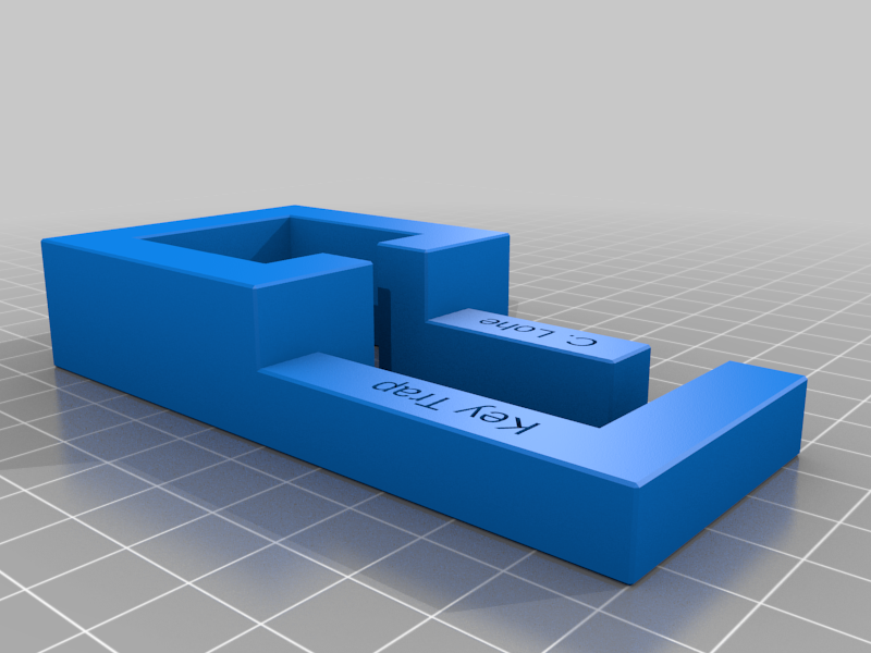 Key Trap - Interlocking puzzle by Christoph Lohe by Printable Puzzle ...