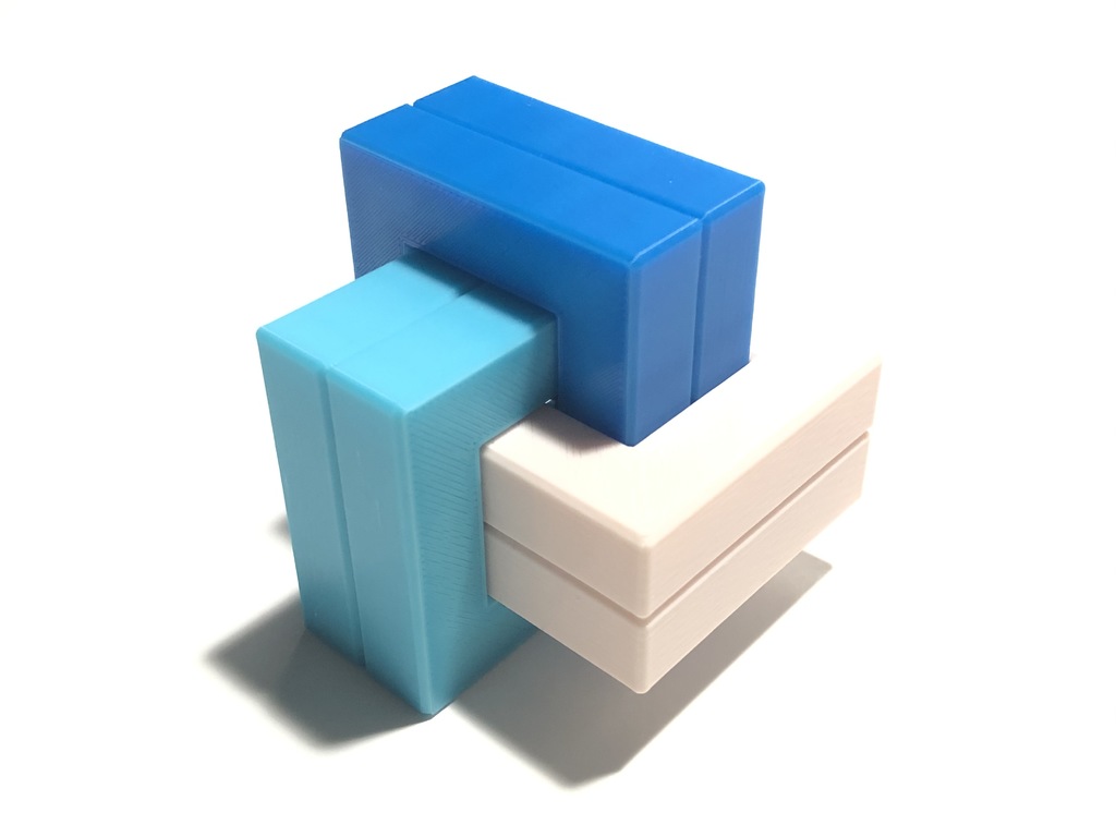 Knotty 6 - Interlocking puzzle by Yavuz Demirhan by Printable Puzzle ...