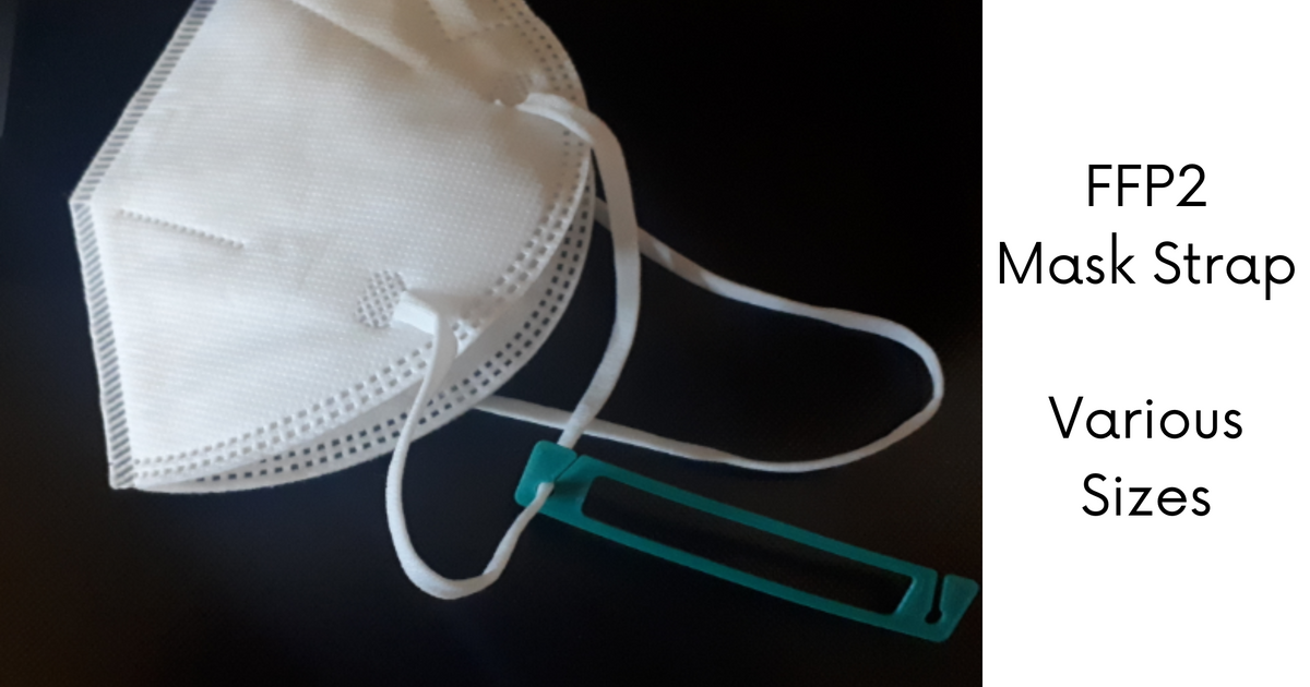 Ffp2 Mask Strap | Various Sizes by 3DLUCA | Download free STL model ...