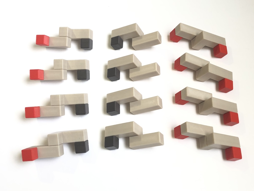 Ortho-Cube - Interlocking puzzle by Stewart Coffin (STC #1) by ...