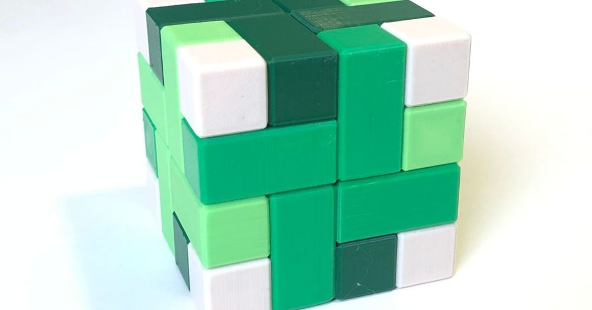 Involute - Interlocking puzzle by Stewart Coffin (STC #214) by ...