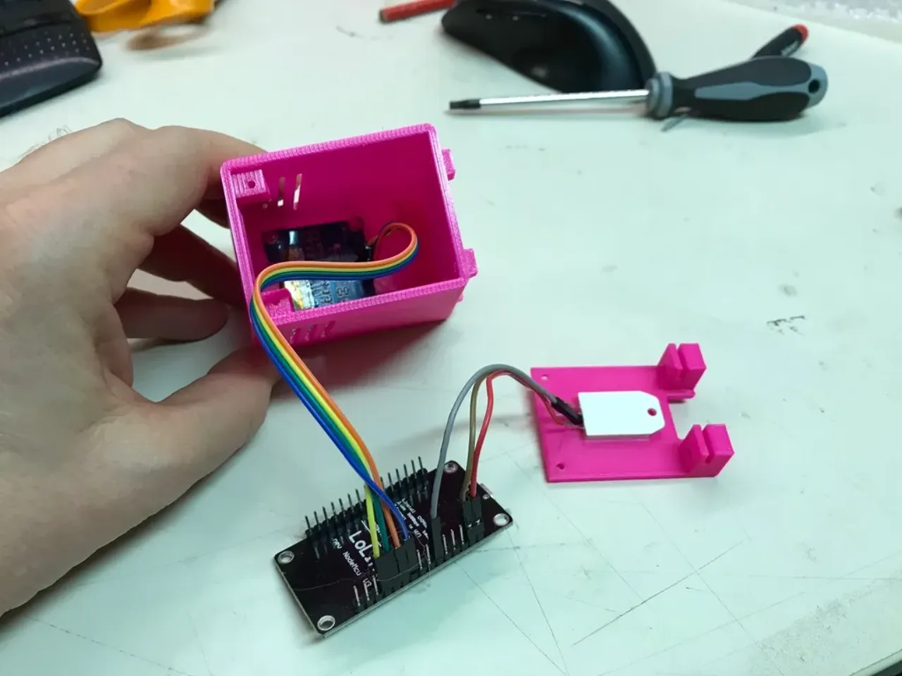 NODE MCU V3 Case with OLED 1,3" Display - ESP8266 Universal Desktop ...