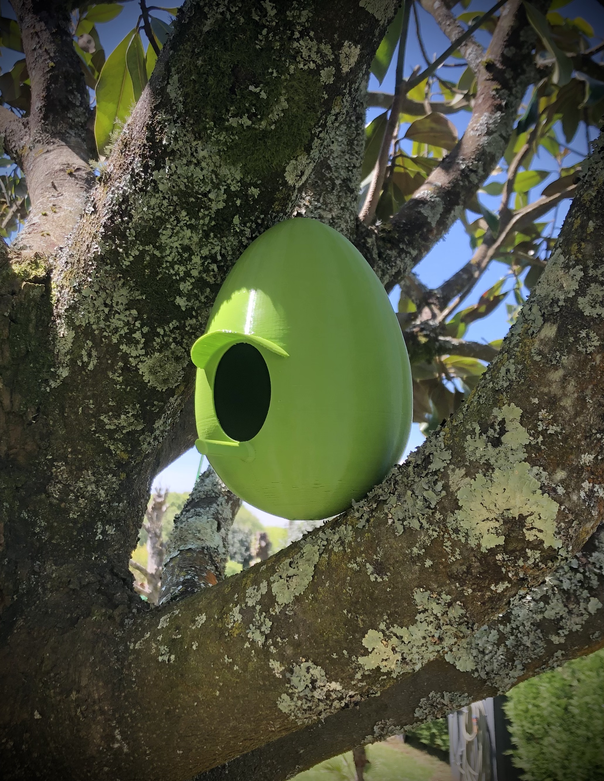 Easter Egg Bird Tree House Avocado by Creavertor | Download free STL ...