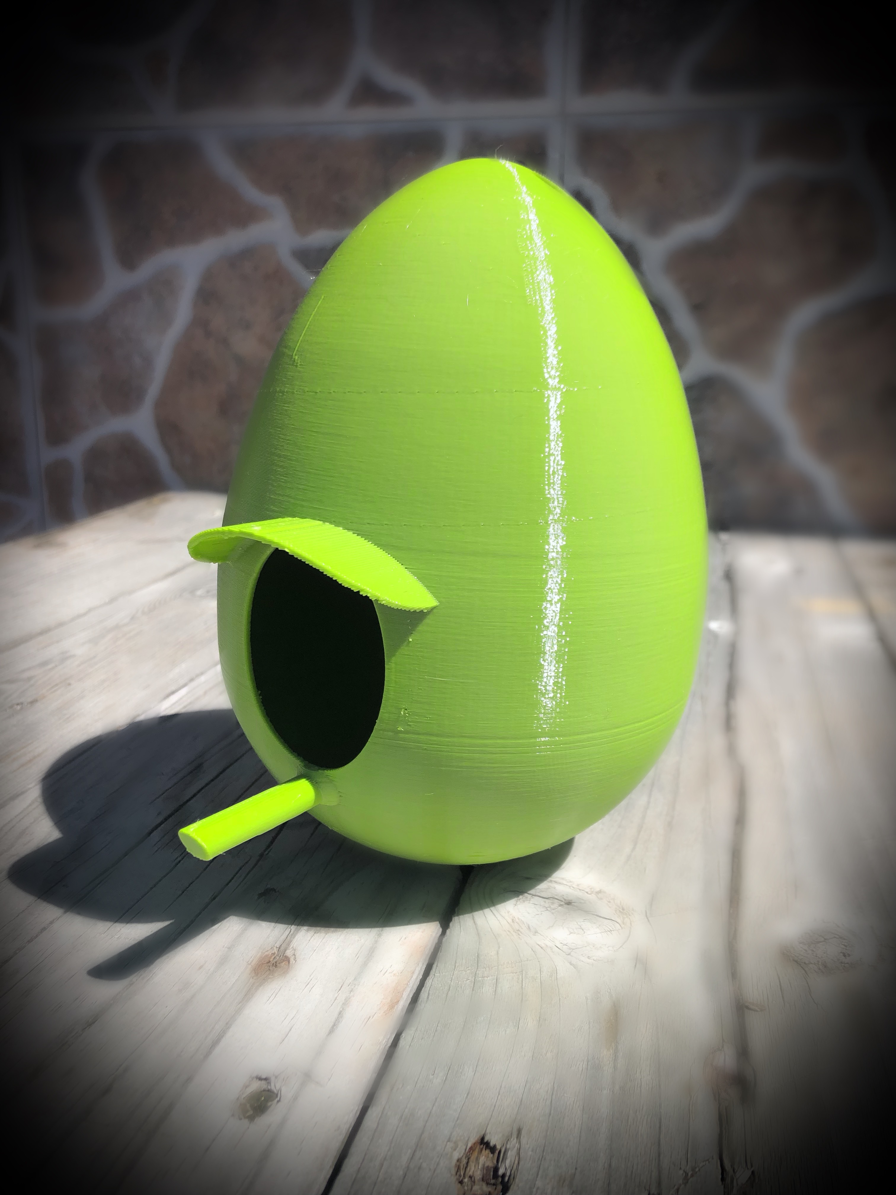Easter Egg Bird Tree House Avocado by Creavertor | Download free STL ...