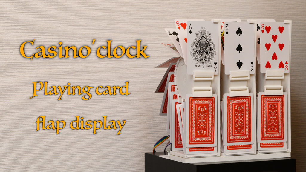 Casino'clock - Playing card flap display / clock by shiura | Download ...